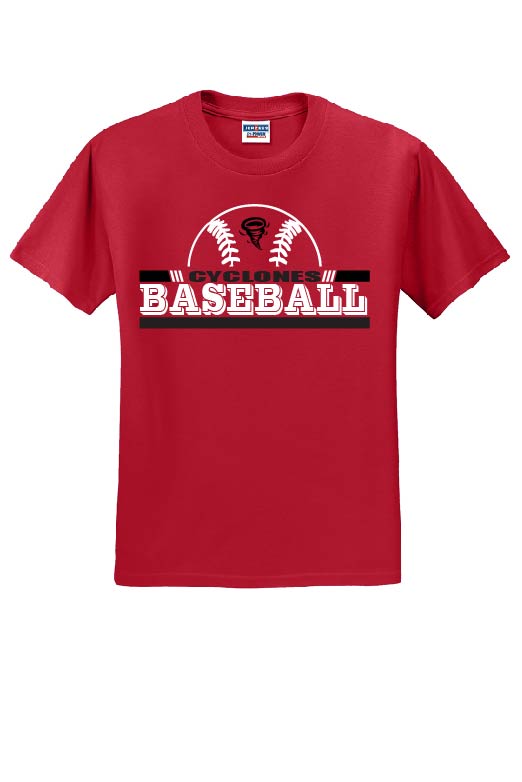 Cyclones Red Apparel (use the drop down tool to choose style and size ...